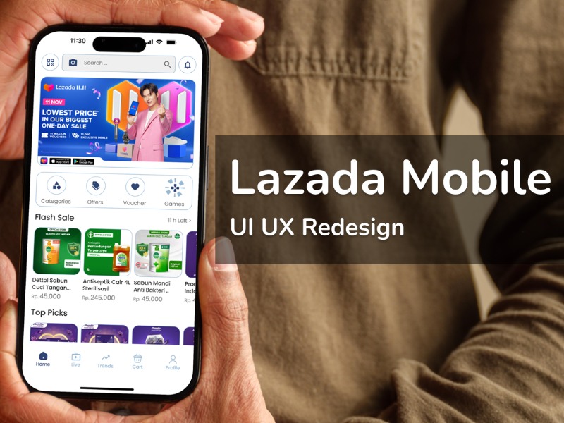 Lazada Mobile App - UI UX Redesign by Galih Pambudi on Muzli