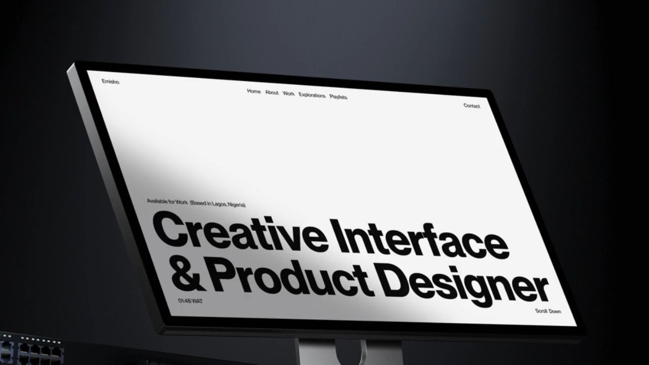 DESIGN PORTFOLIO REEL 2026 [VIDEO & WEBSITE] by Emisho Victor on Muzli