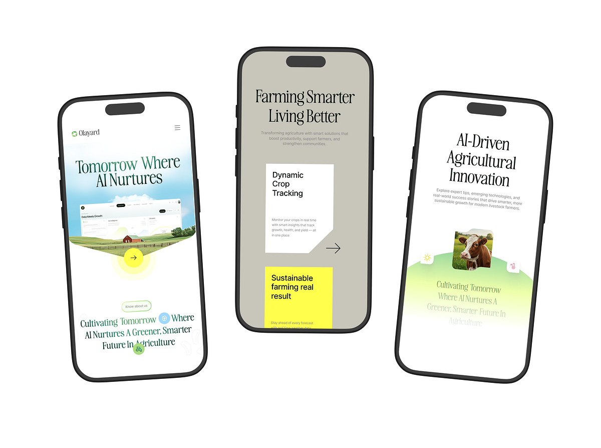 AI Agriculture Farming Mobile App UI UX Design by Taqwah on Muzli