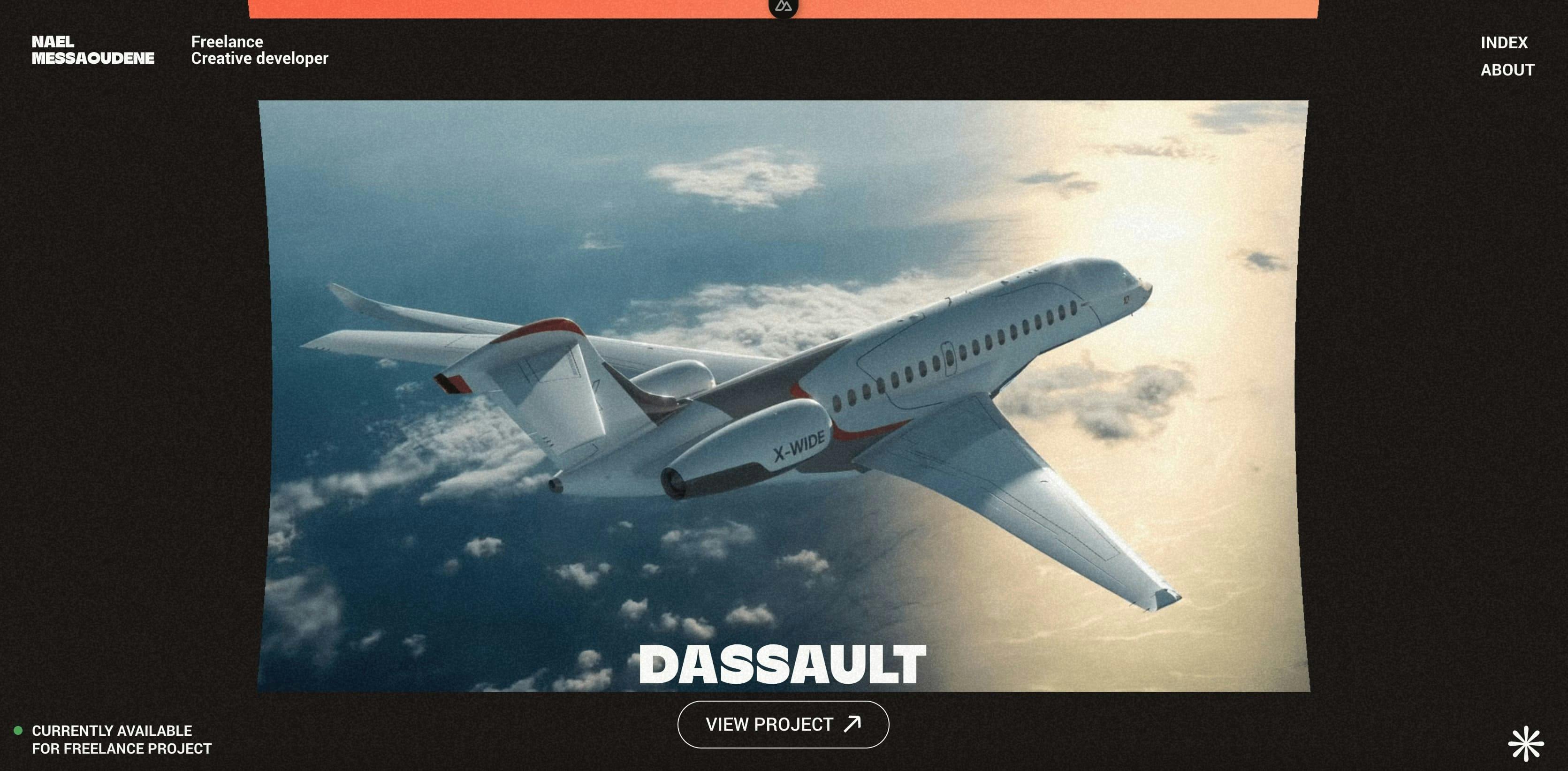 Nael Messaoudene - Freelance Creative Developer Portfolio by Naël Messaoudene on Muzli