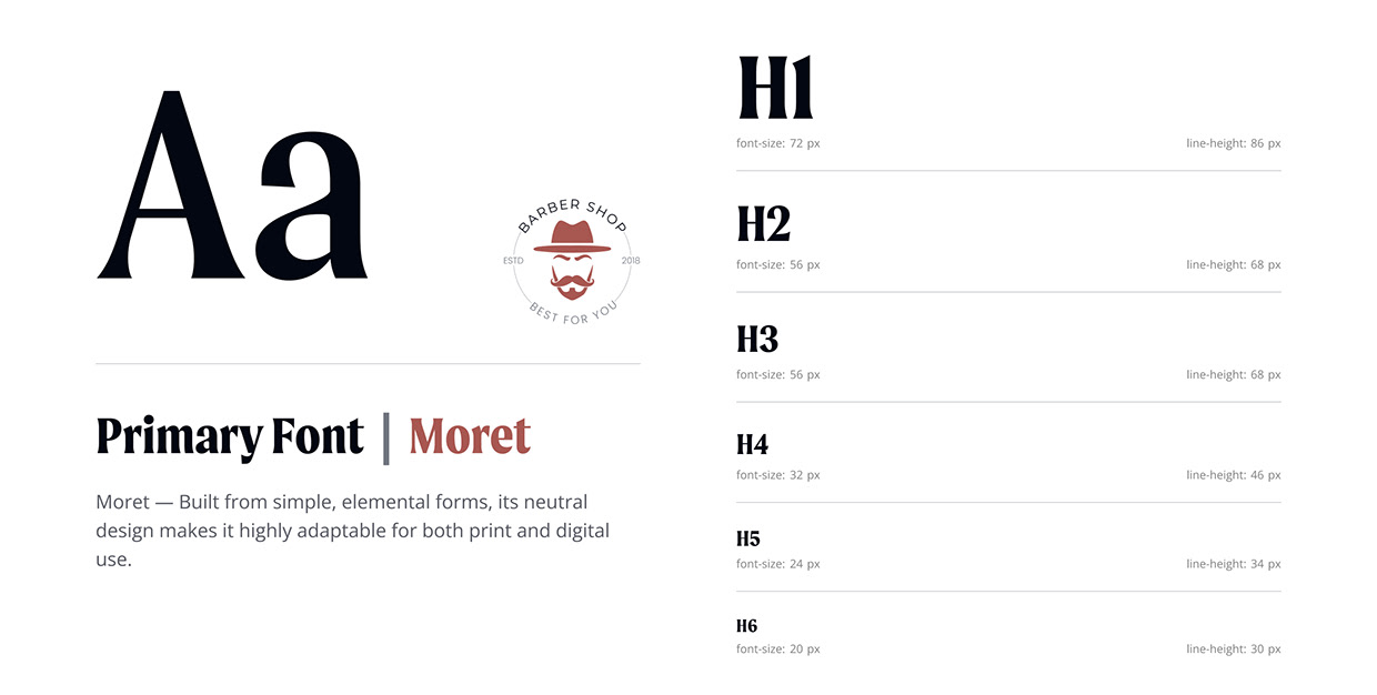 Barber Shop – Men’s Salon Website UI/UX Design by Waa Technology on Muzli