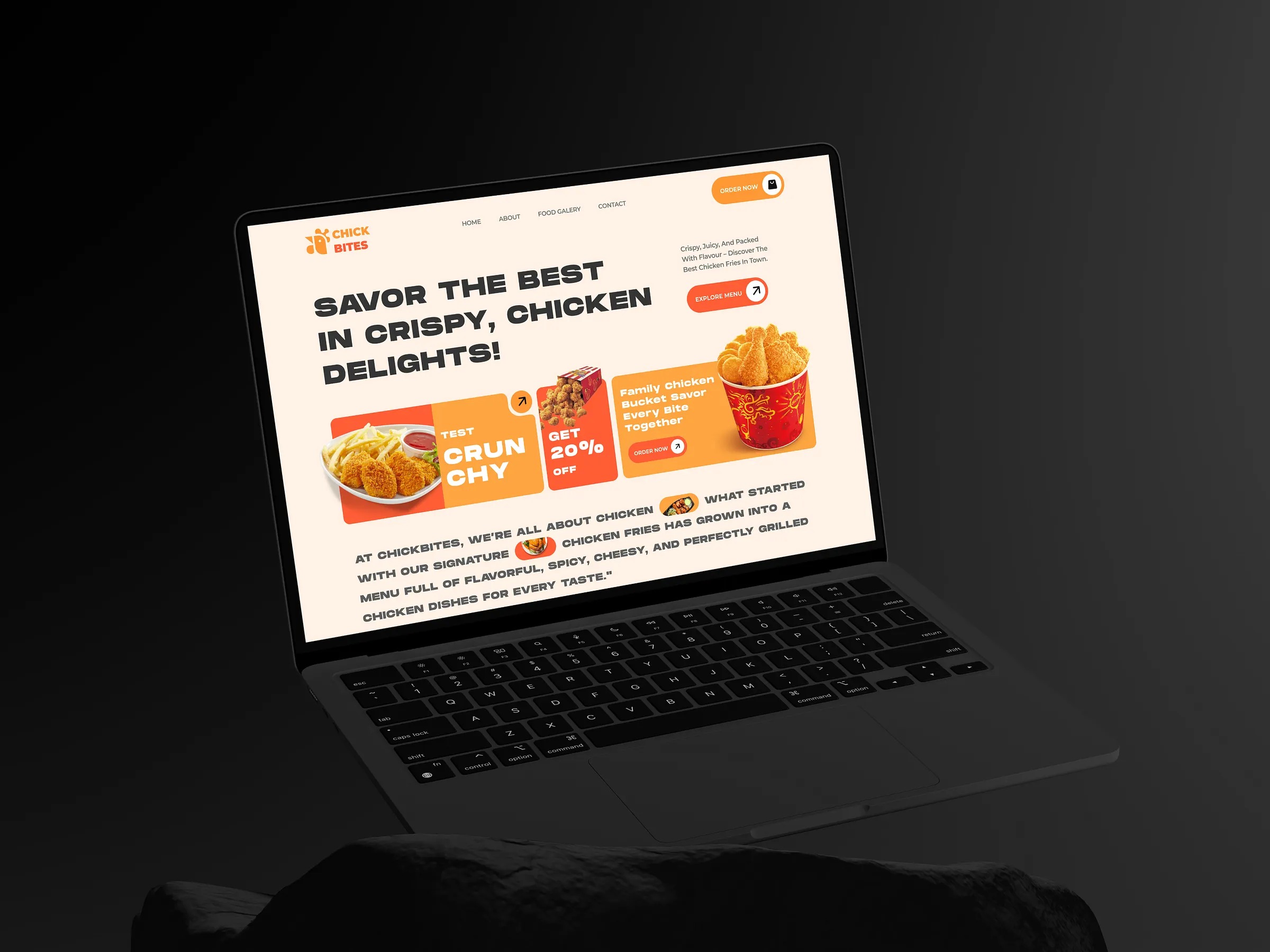 🔥 Finger-Lickin' Good! Chicken Restaurant Website Design 🍗 by Suvashini ...