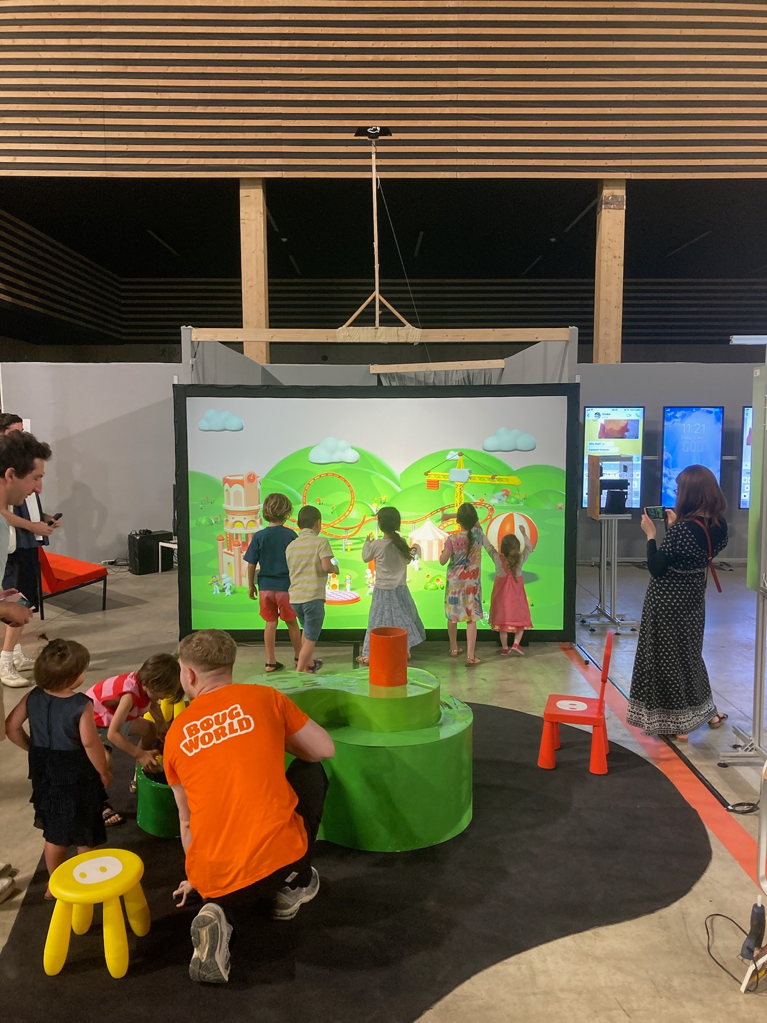 Boug World - Interactive installation for kids by Aurélien Desert on Muzli
