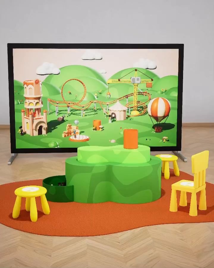 Boug World - Interactive installation for kids by Aurélien Desert on Muzli