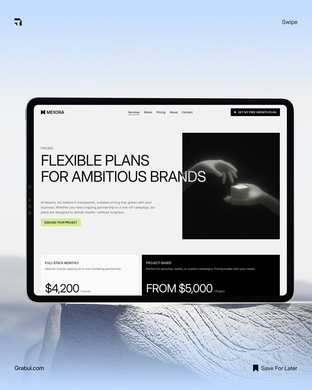 Introducing this week's Featured Template: MEXORAA by Grabui Library on ...