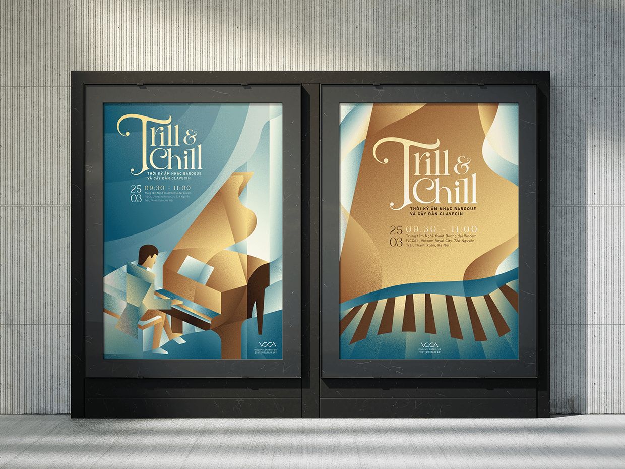 [Poster Design] Trill & Chill Music Event Poster by Hiếu Nguyễn Đình on ...