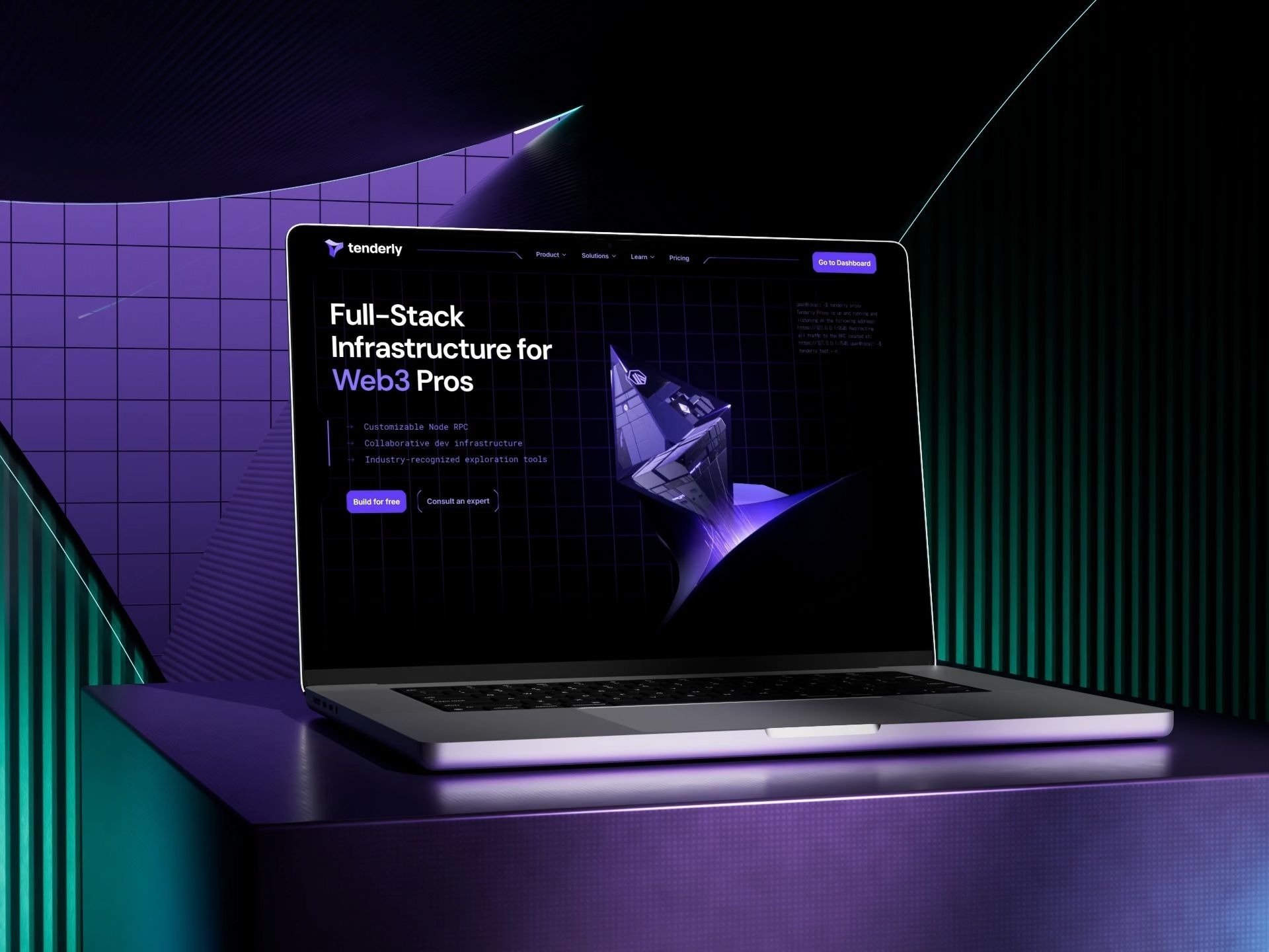 Tenderly Web Design For Full Stack Web3 Infrastructure By Sigma
