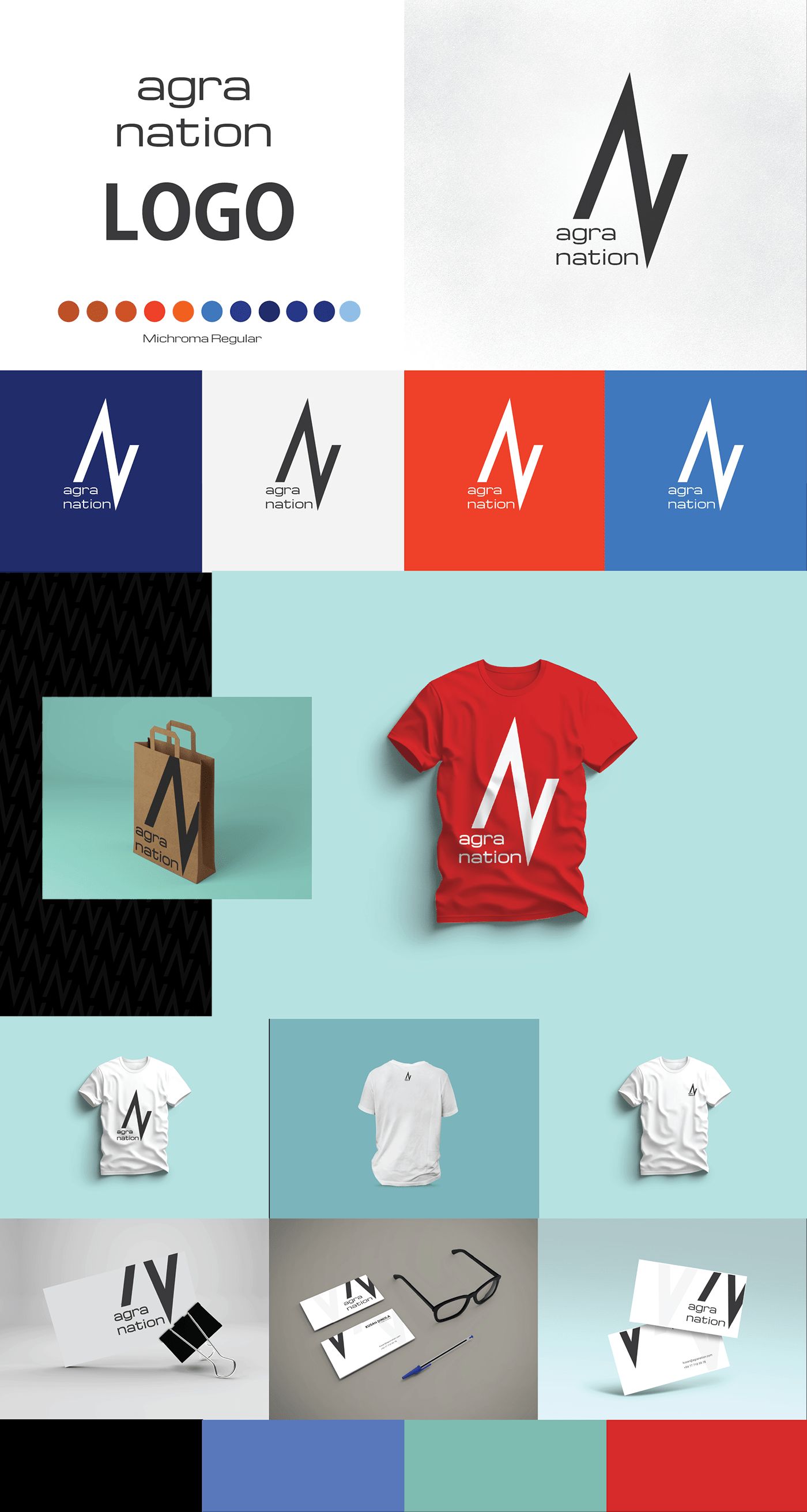 Introducing the logo for Agra Nation, a clothing brand by Sanjeewa ...