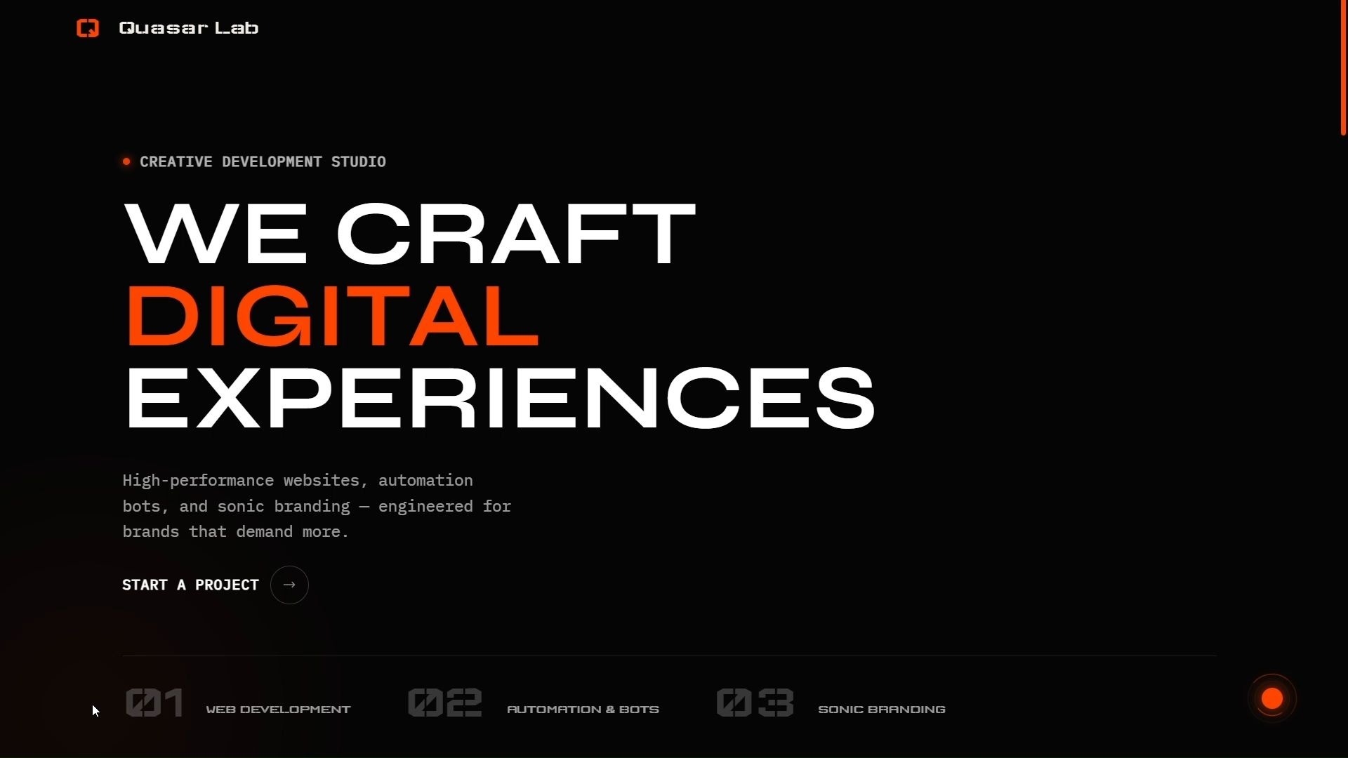 Quasar Lab — Creative Development Studio with Quasar AI by Zorik ...