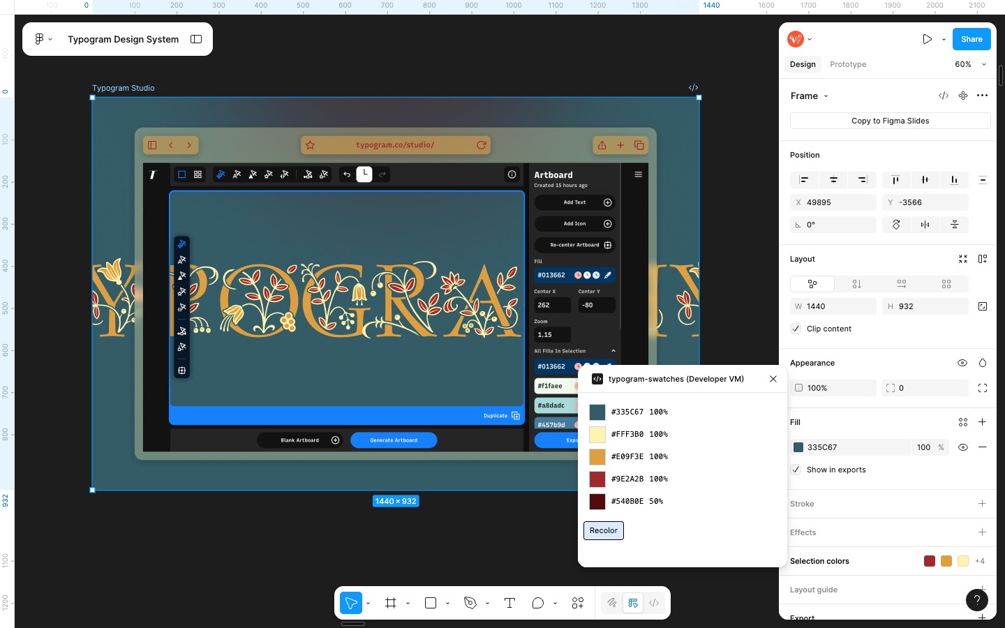 WIP: Figma Plugin ReColor by Wenting Zhang on Muzli