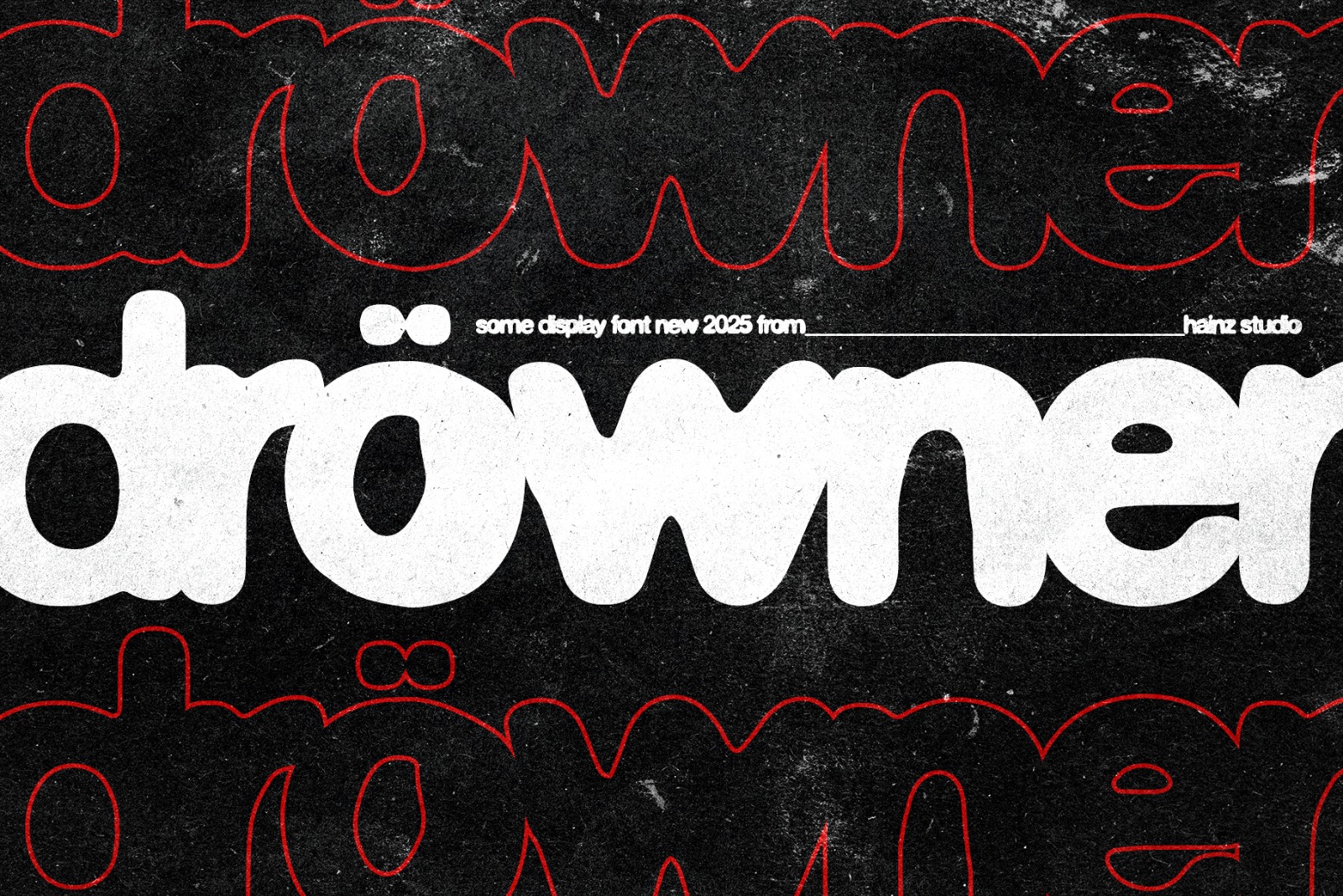 [FREE FONT] DROWNER - Display Font by Hainz Studio on Muzli
