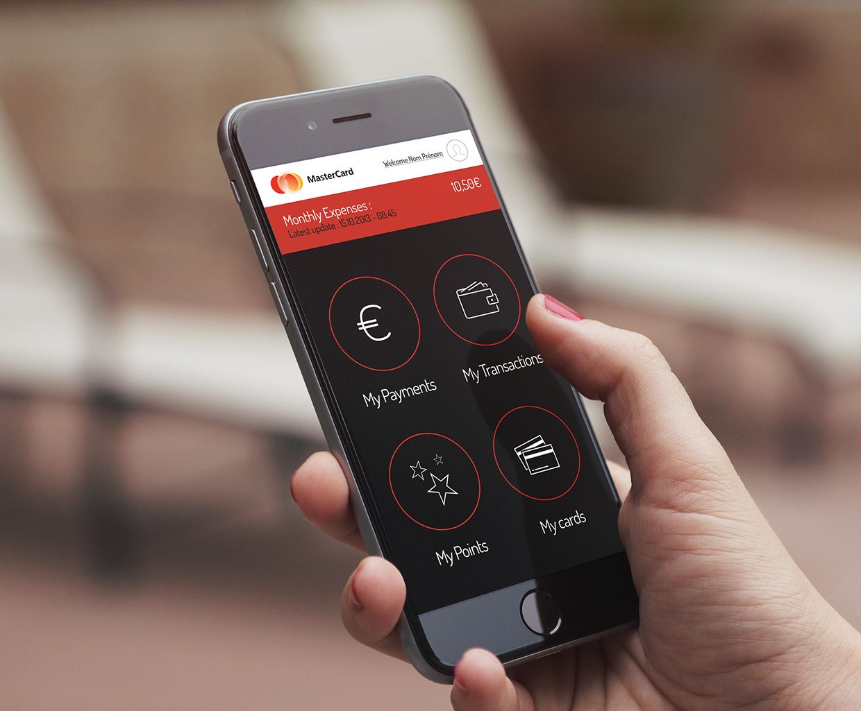 Mastercard App by Mirkko on Muzli