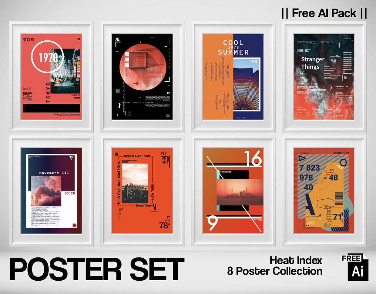 Heat Index — 8 Free AI Posters by Serkan KÖSEMEK on Muzli