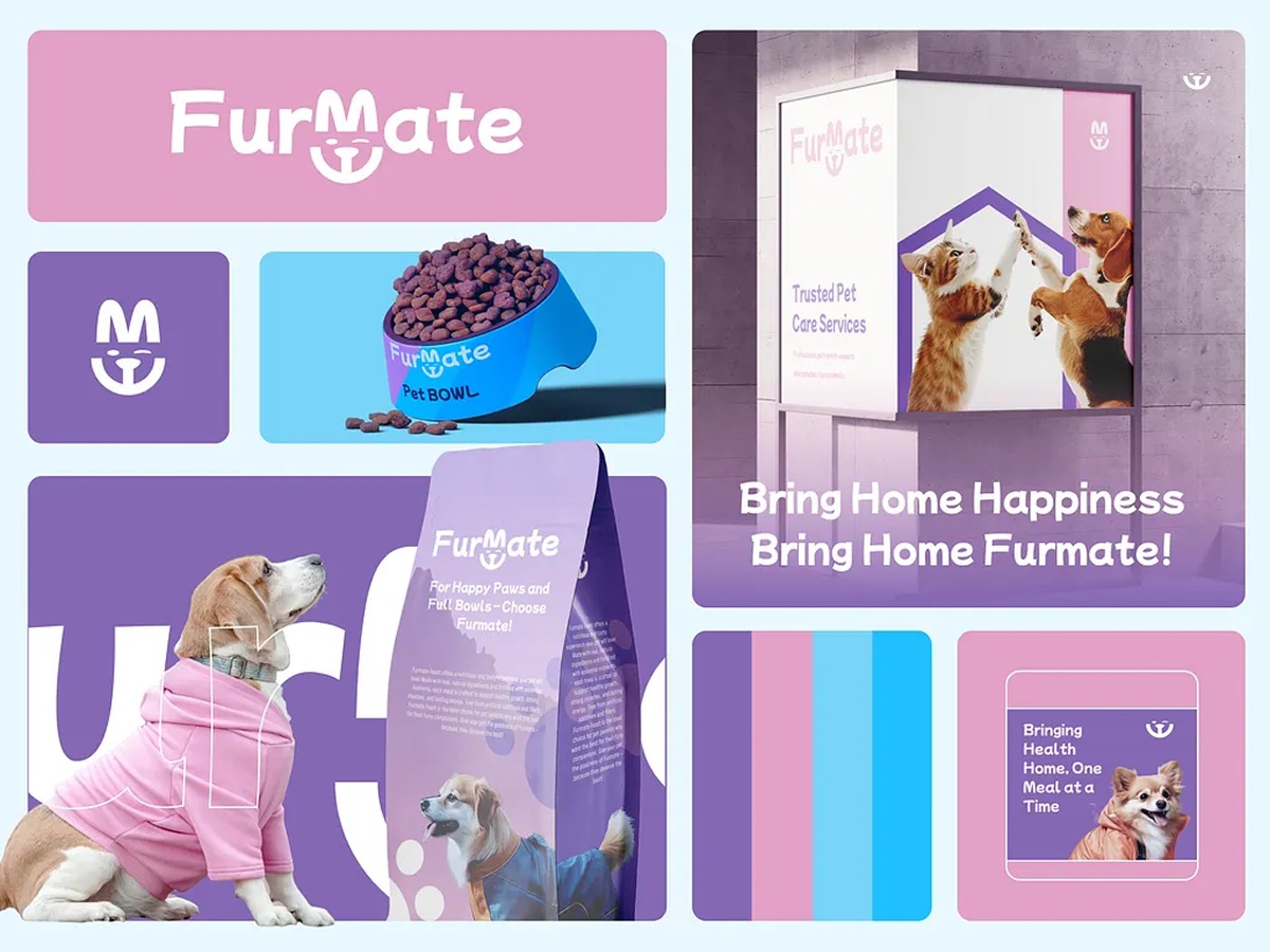 FurMate- Pet Food Logo Branding | Orbix Studio by Orbix Studio on Muzli