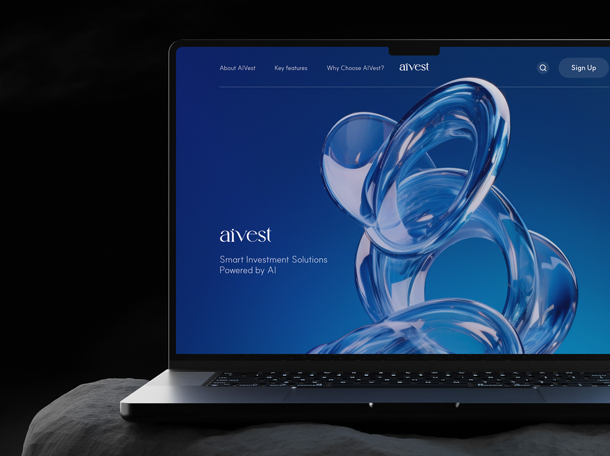 Landing page I AIVEST I UI UX Design I Case Study by Helen on Muzli