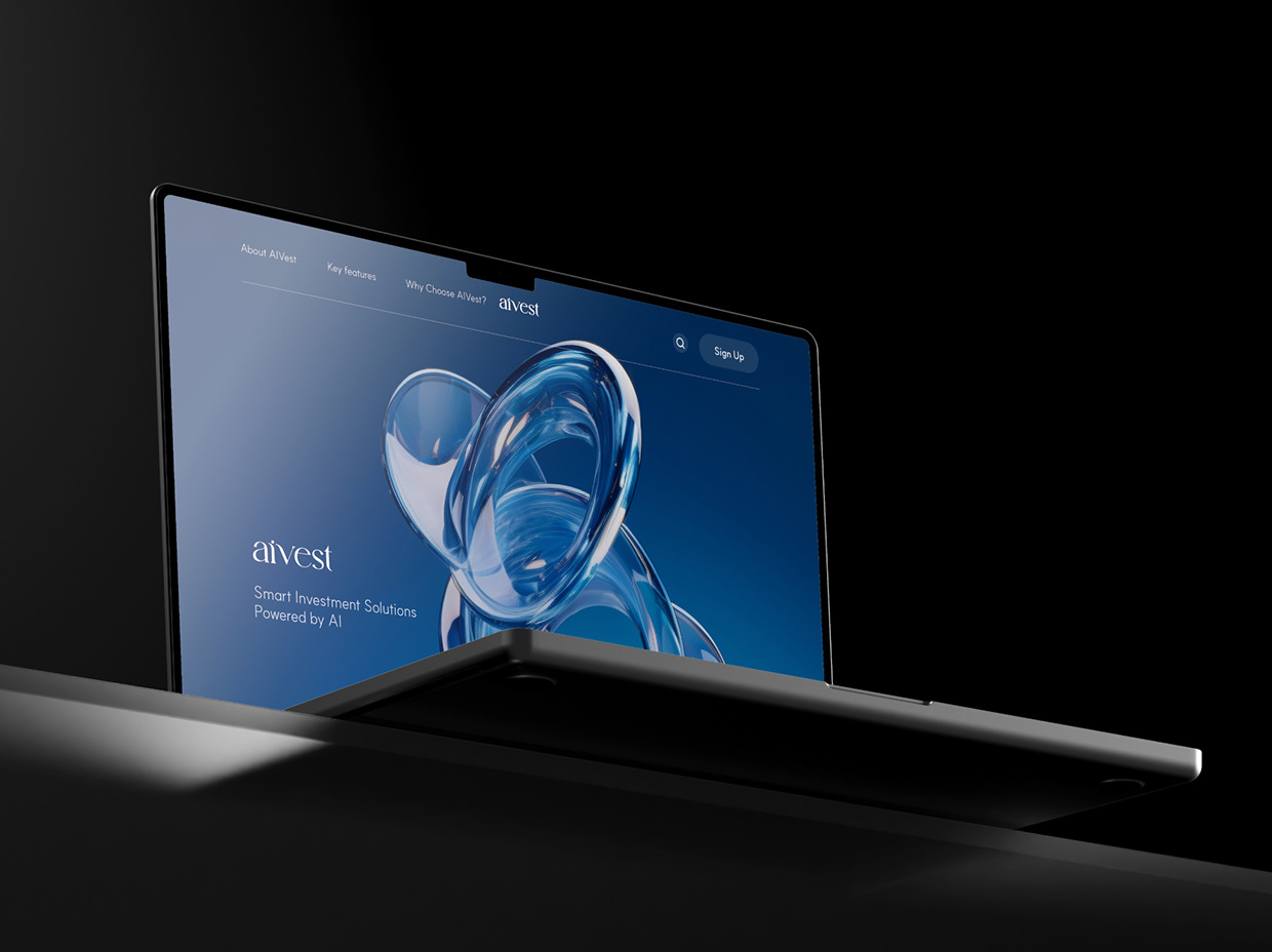 Landing page I AIVEST I UI UX Design I Case Study by Helen on Muzli