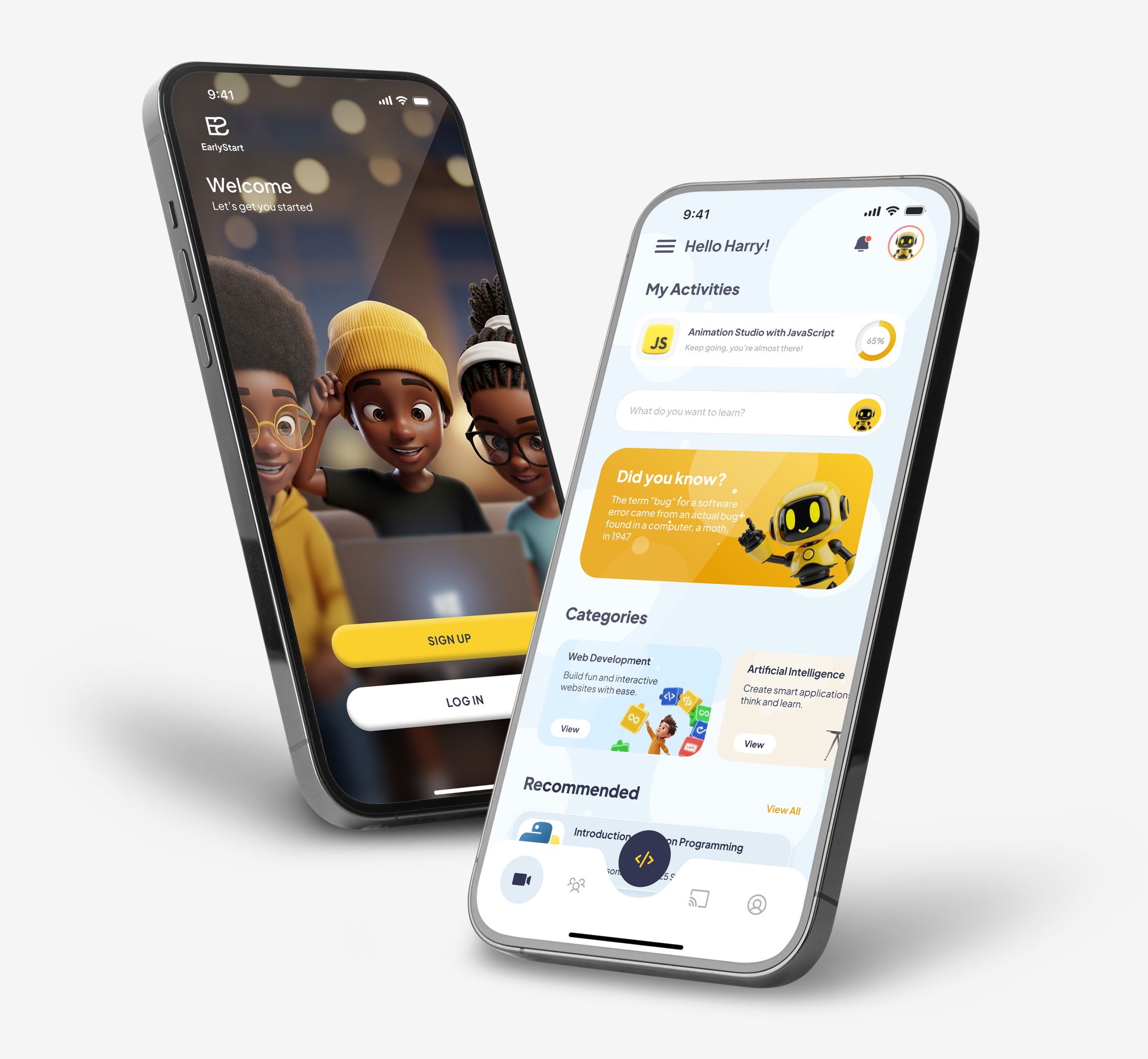 Kids Education App - EarlyStart by Chisom Ezeji on Muzli