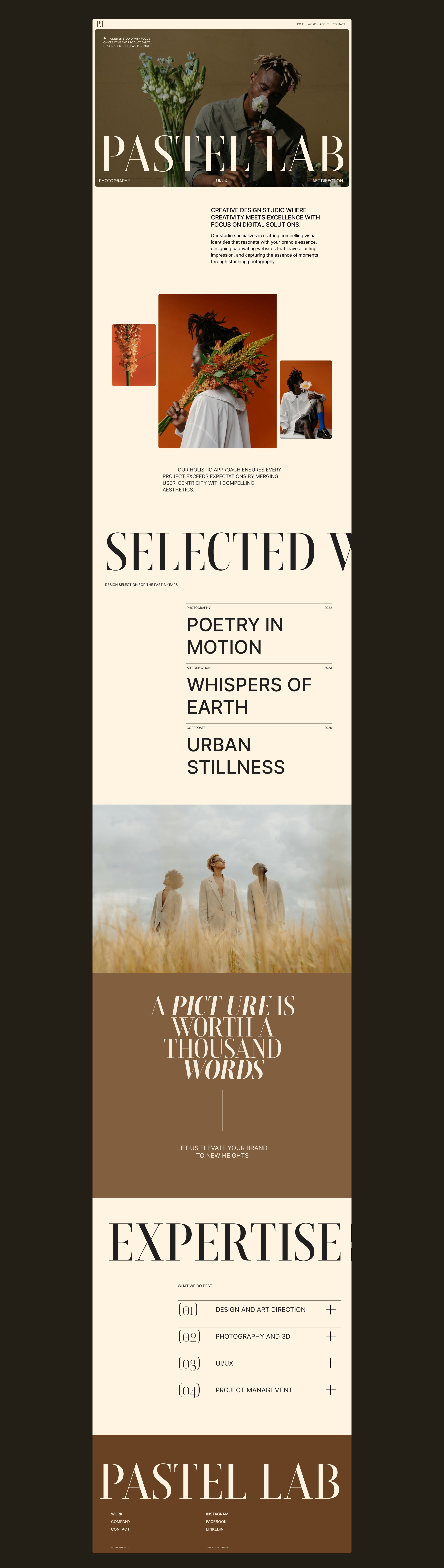 Pastel Lab - Portfolio by Anais Iris Lefebvre on Muzli