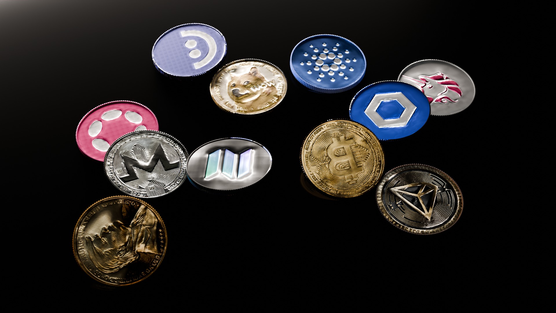 3D Crypto Coins Animation by Tianna Ashik Prapti on Muzli