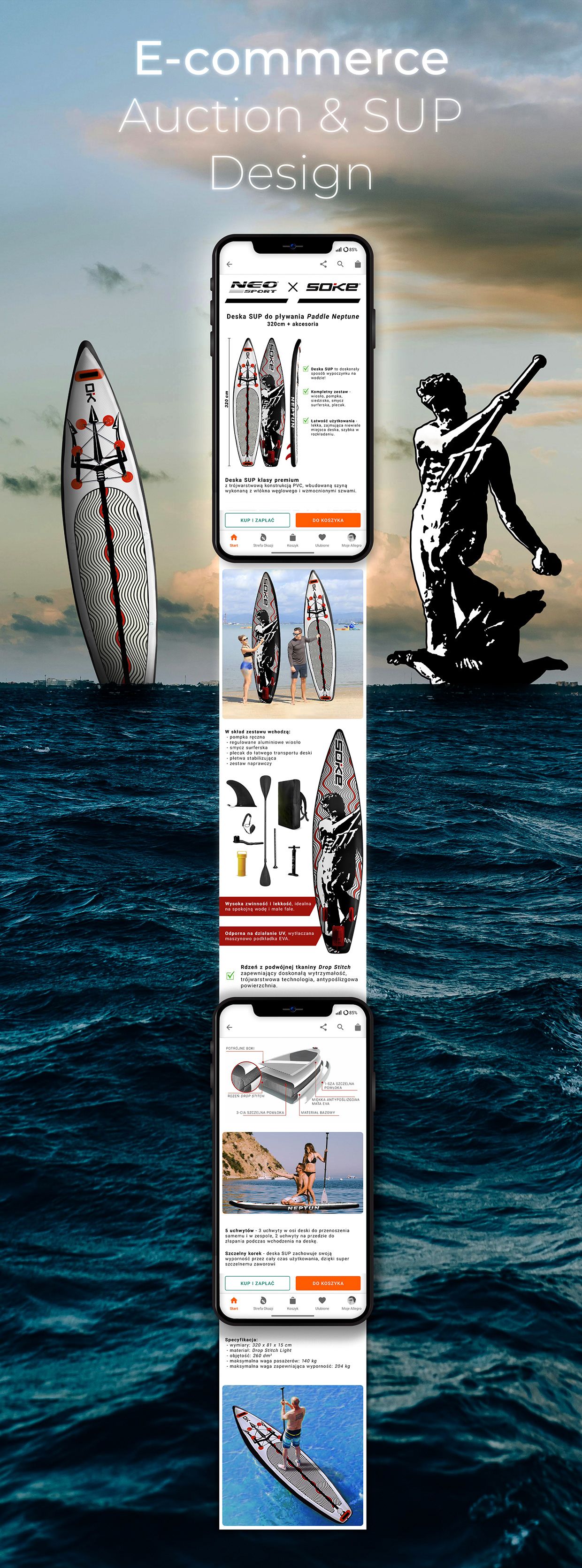 E-commerce Auction & SUP Design by Marcin Kulas Chlubicki on Muzli