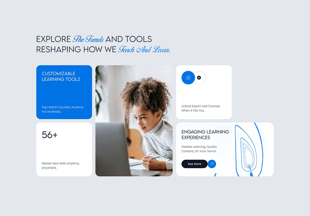 Modern UI/UX for E-Learning Platforms by Samero on Muzli