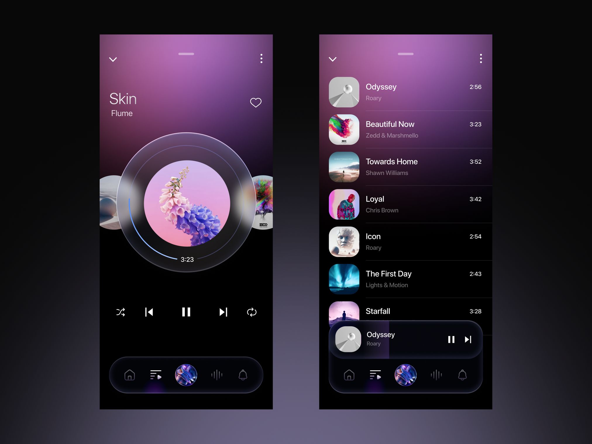Music App - Modern Music Player UI/UX Design by AmazingUI by AmazingUI ...