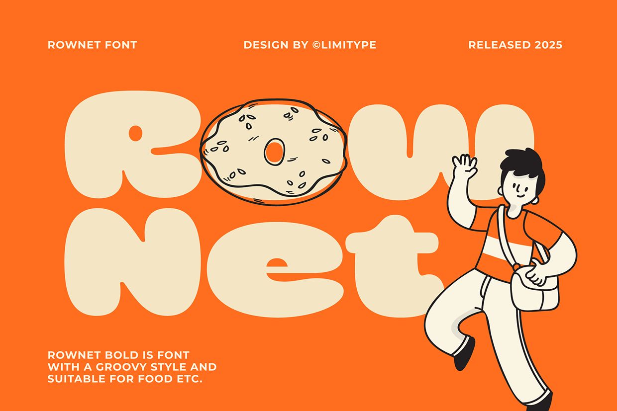 Rownet - Rounded Bold Font by Limitype on Muzli